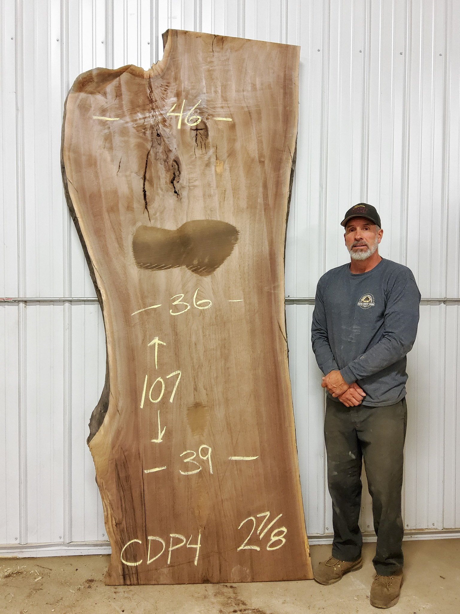 Walnut SKU-CDP4 - Custom Country Woods